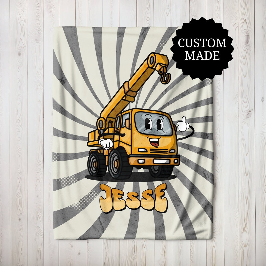 Crane Blanket Construction Crane Operator Custom Crane Blanket ...