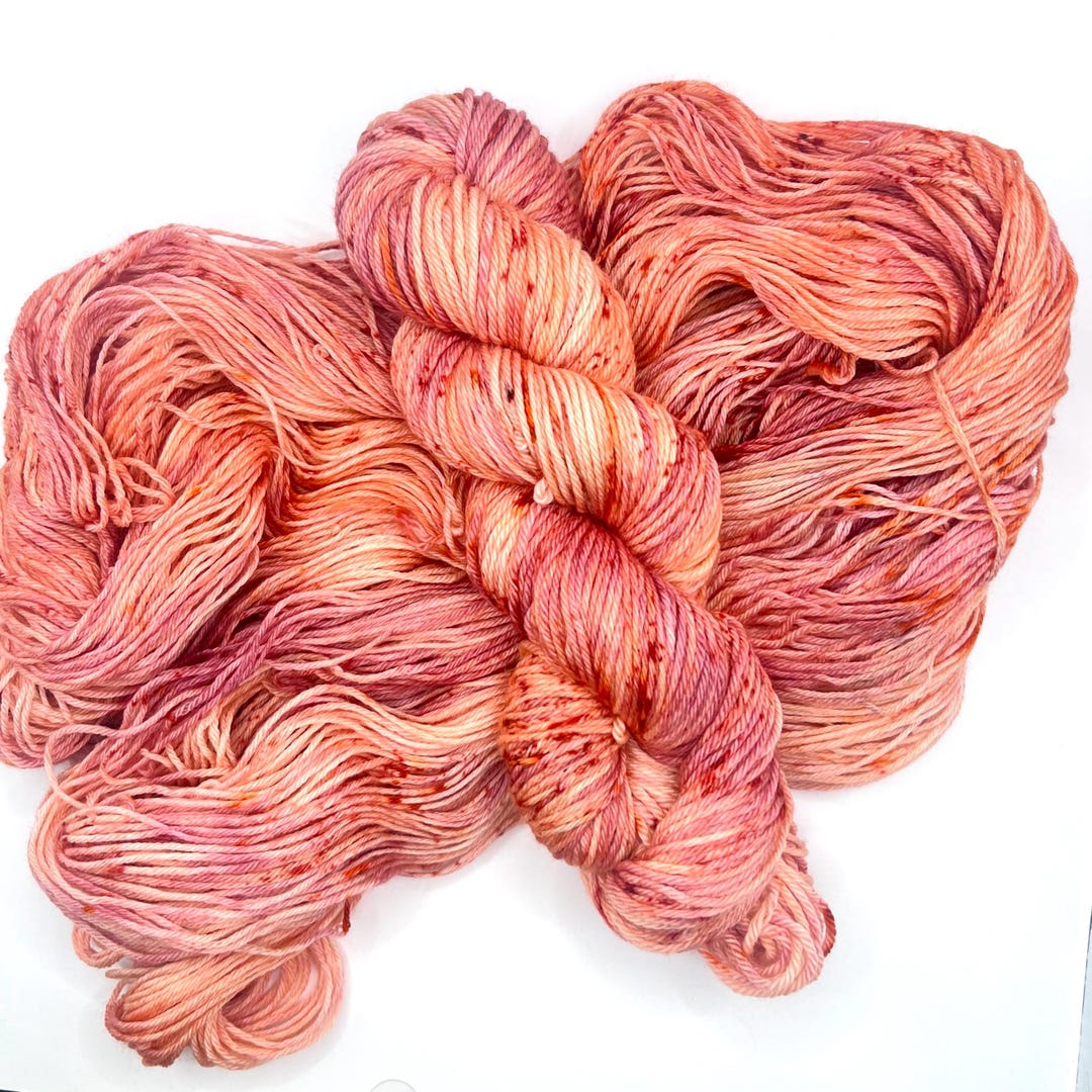 Hand Dyed Superwash Merino Wool 100g | Wild Rosehip - Etsy
