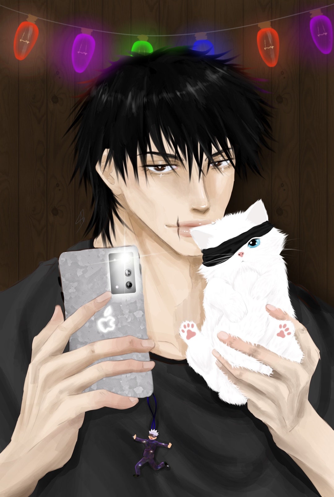 Buy Toji Fushiguro jujutsu Kaisen Anime Print 6x8/10x13 Online in India ...