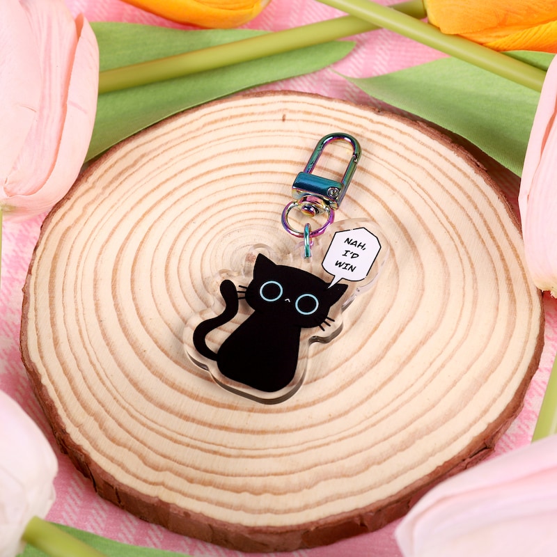 Gojo as Cat Keychain - Etsy Canada
