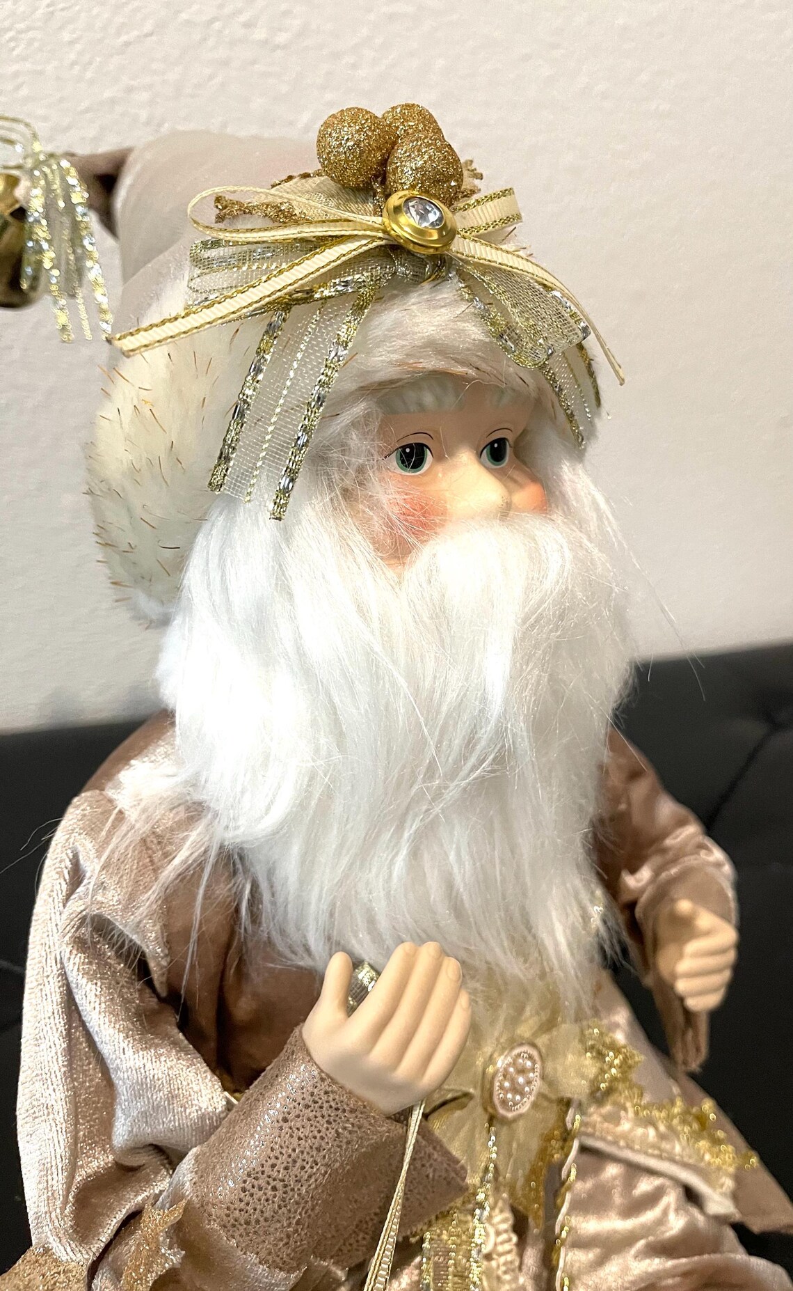 Martha Stewart Christmas Shelf Sitter Posable 22” Santa Claus Doll New ...