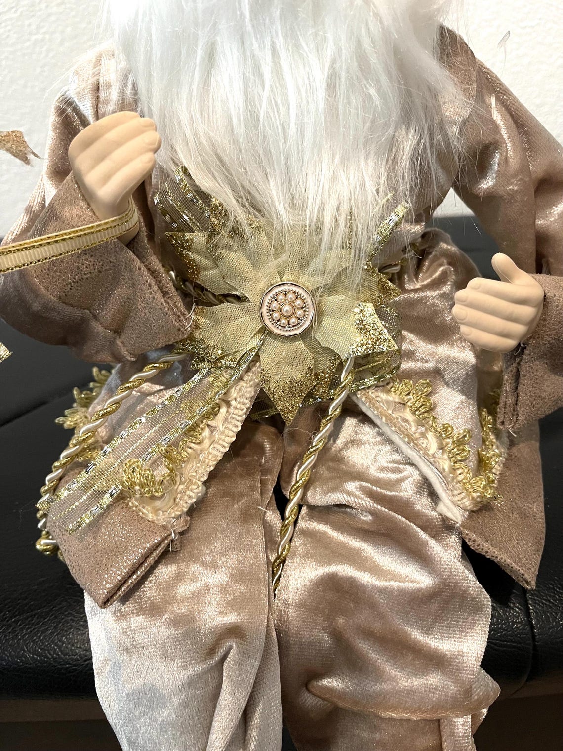 Martha Stewart Christmas Shelf Sitter Posable 22” Santa Claus Doll New ...