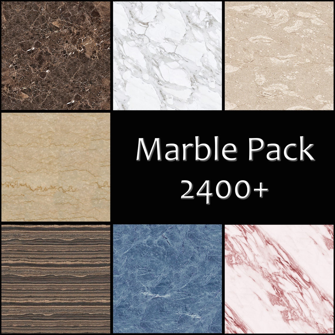 2400+ Marble Texture Pack + FREE GIFT - Etsy