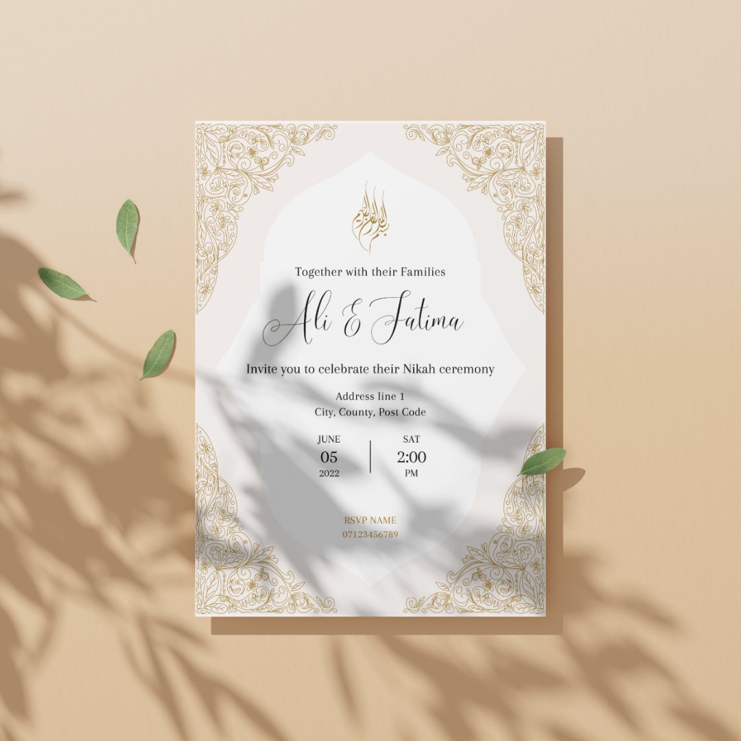 Muslim Wedding Invites | Wedding Invitations | Wedding Invitations ...