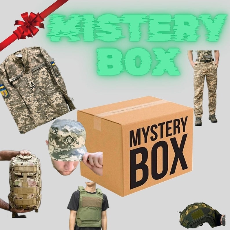 Surplus Gear Mystery Box 2 Version, Mystery Box Ukraine Pixel Camo Box ...