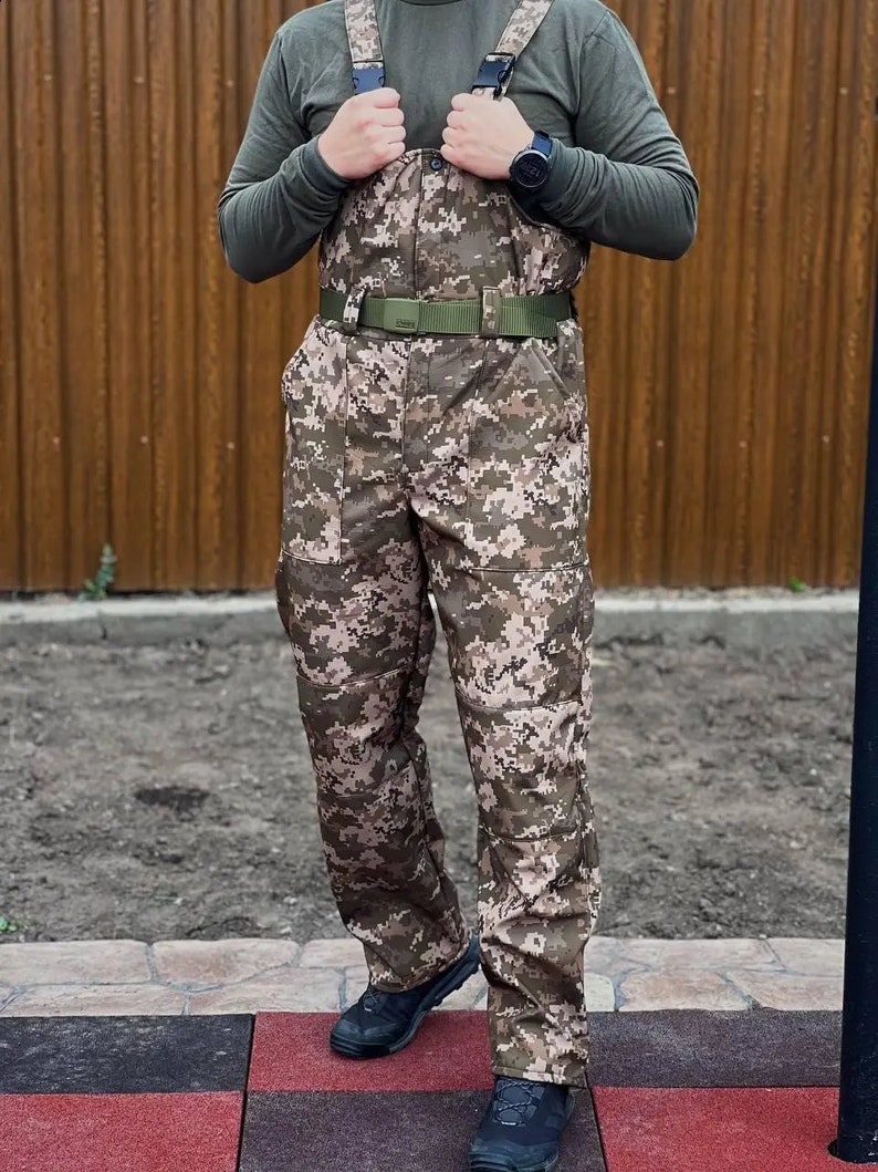 Tactical Overalls Pixel on Fleece Camouflage Military Ukrainian Armed ...