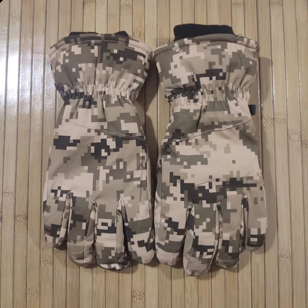 Pixel Gloves, Ukraine Camouflage Gloves, Tactical Gloves, Military ...