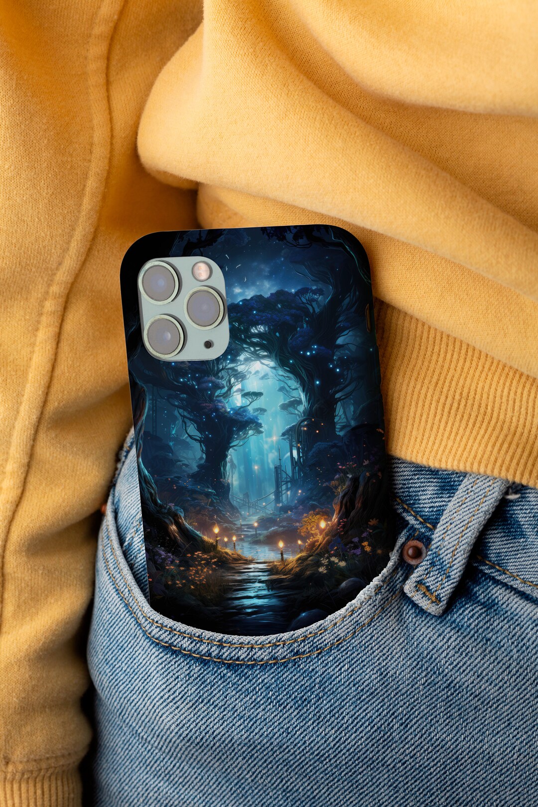 Fantasy Forest Phone Case iPhone 15 14 13 12 Pro XS X SE Samsung S23 ...
