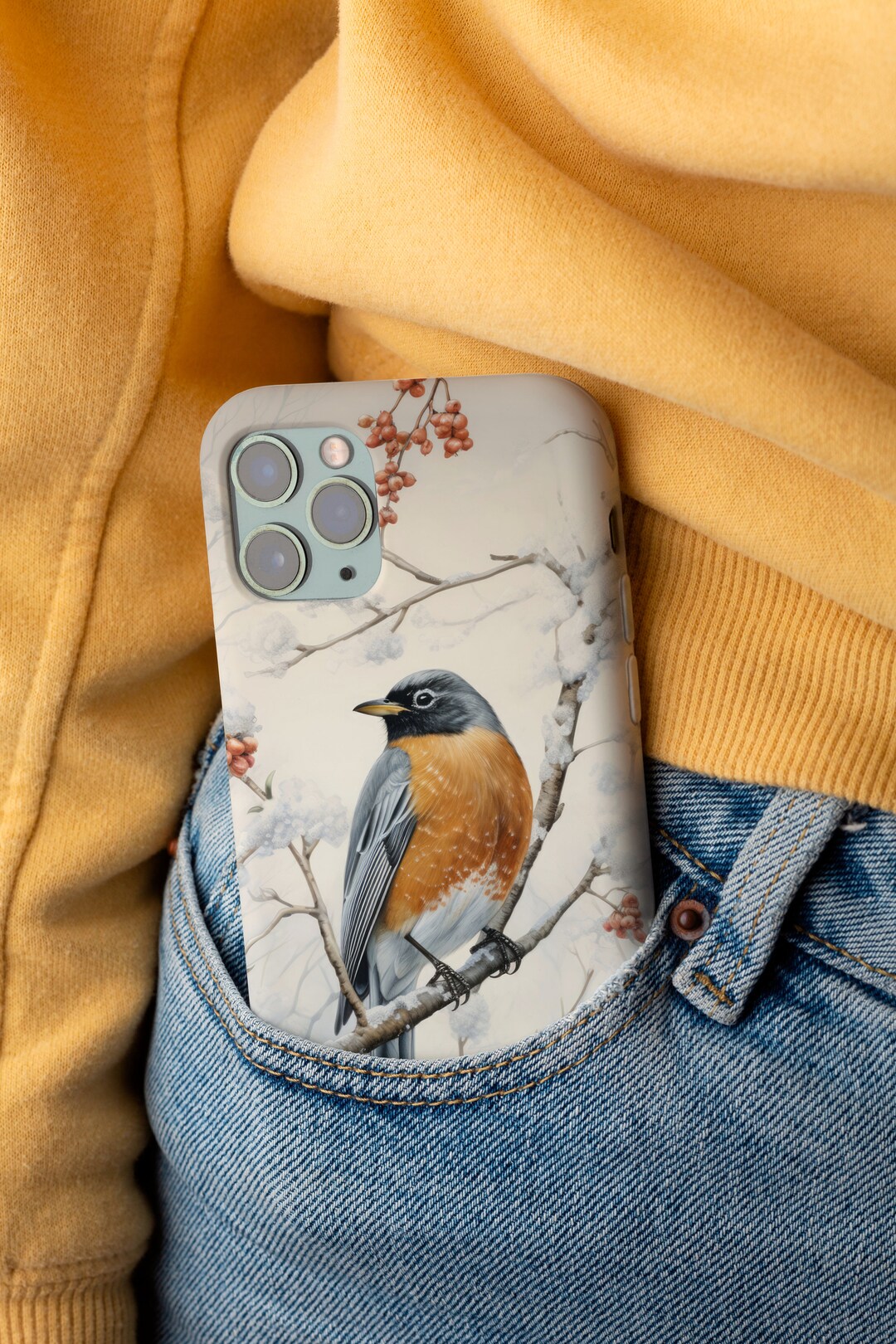 Magsafe American Robin Tough Phone Case Bird iPhone 14 13 Pro - Etsy