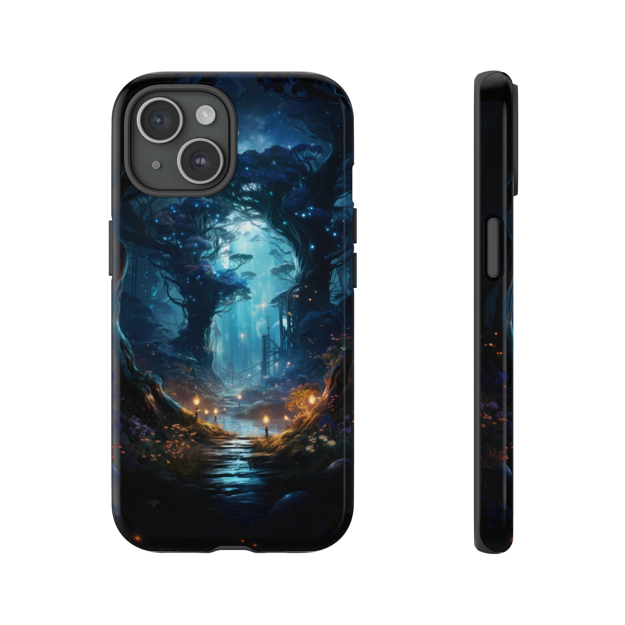 Fantasy Forest Phone Case iPhone 15 14 13 12 Pro XS X SE Samsung S23 ...