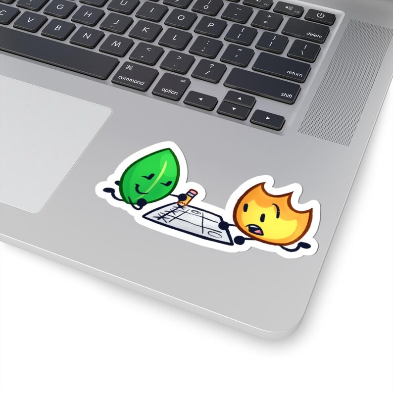BFDI Firey and Leafy Tic-tac-toe Sticker - Etsy Australia