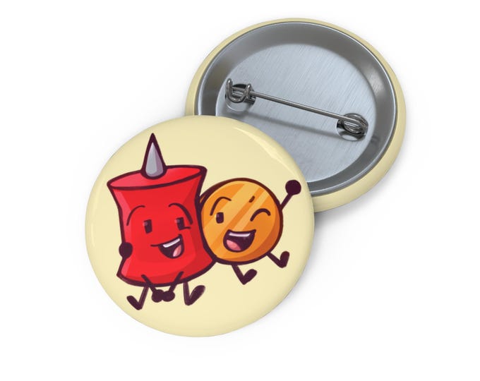 Coiny and Pin Tpot Keychain - Etsy Canada