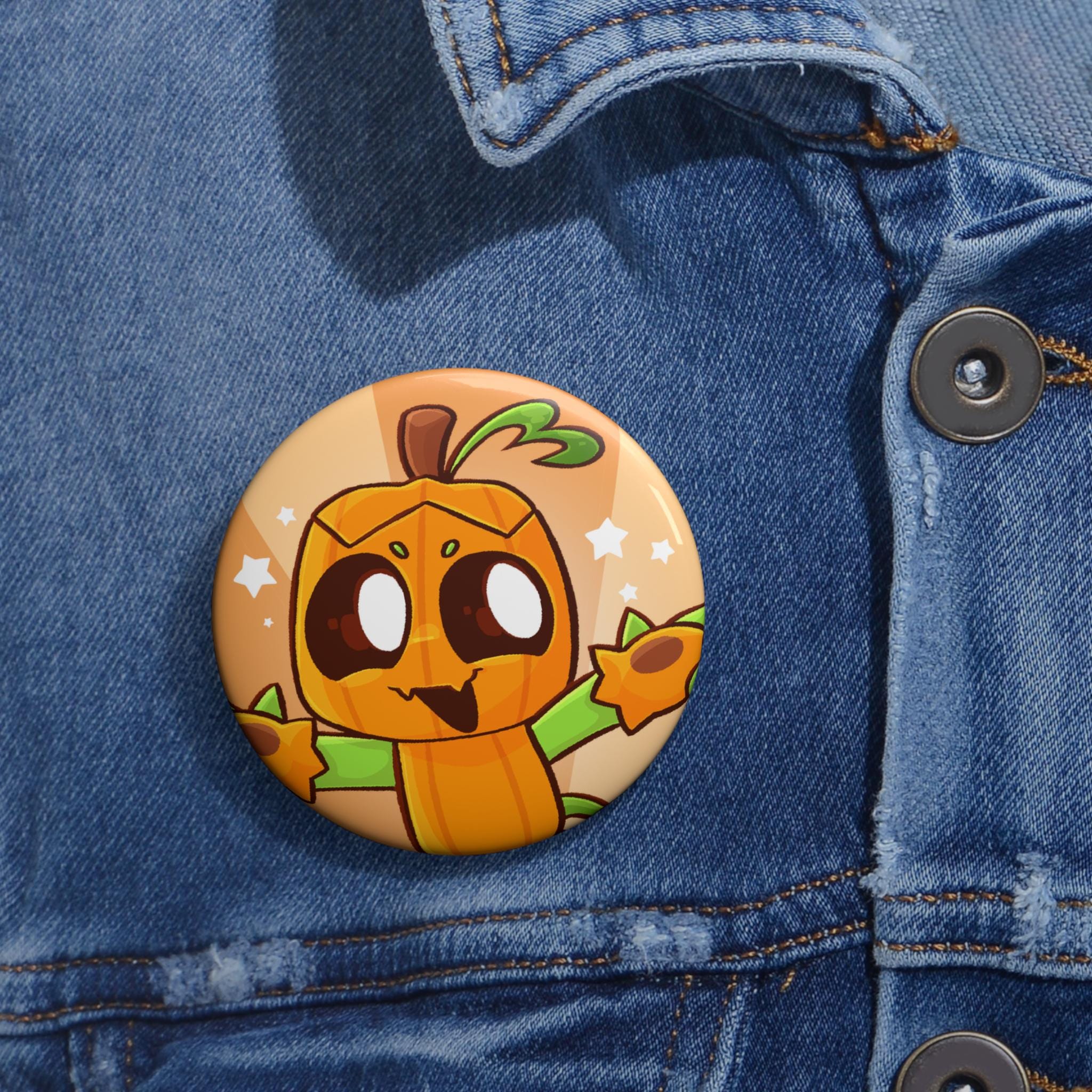 Dandy's World Gourdy Halloween Pin Button - Etsy