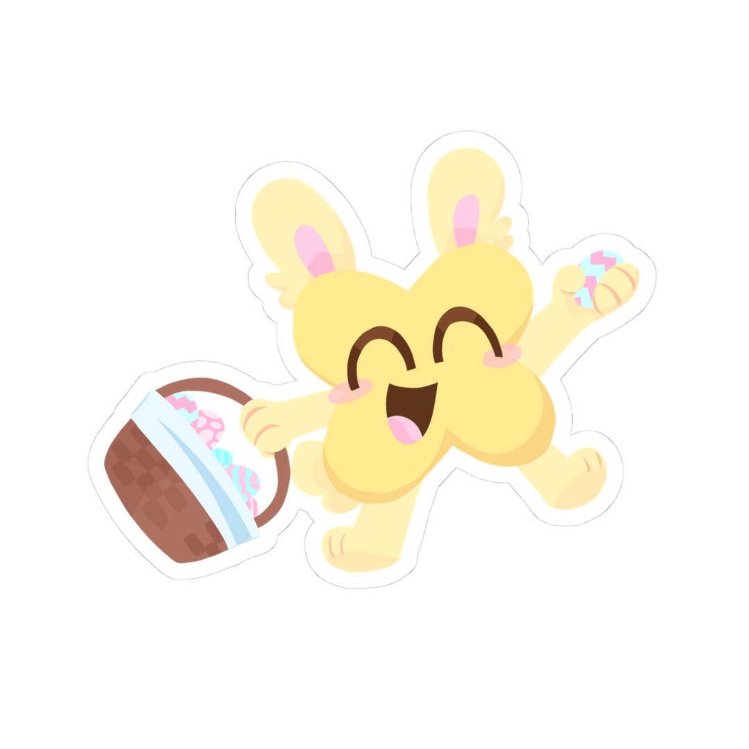 BFDI X Easter Bunny Egg Hunt Sticker - Etsy