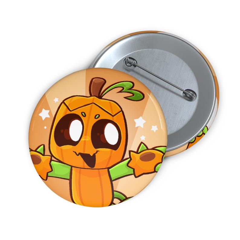 Dandy's World Gourdy Halloween Pin Button - Etsy