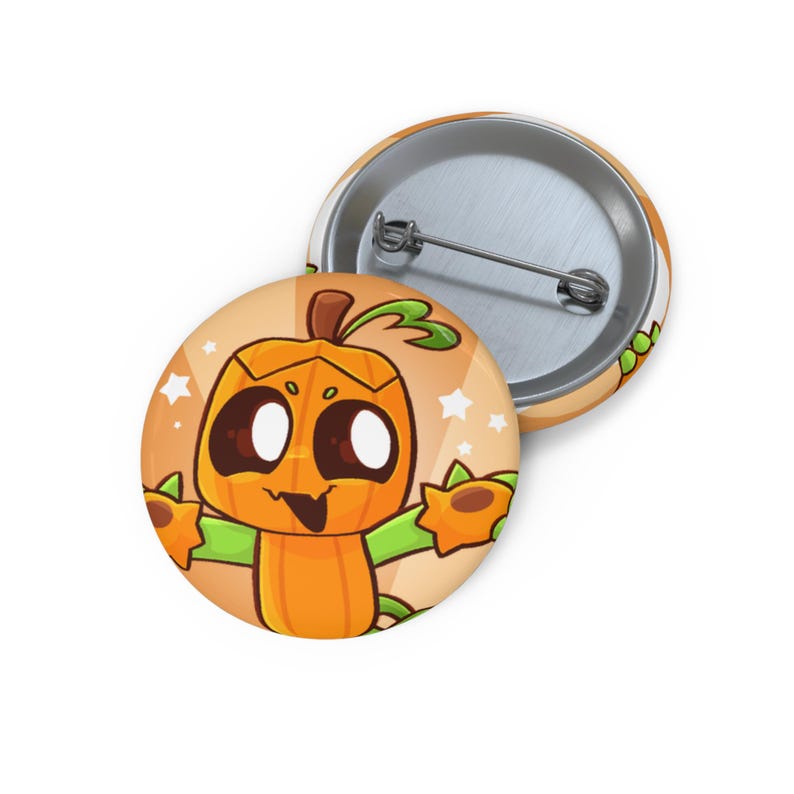 Dandy's World Gourdy Halloween Pin Button - Etsy