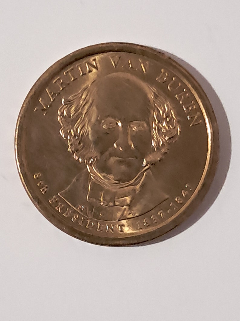 Gold Coin One Dollar.martin Van Buren (1837-1841).one Dollar Golden ...