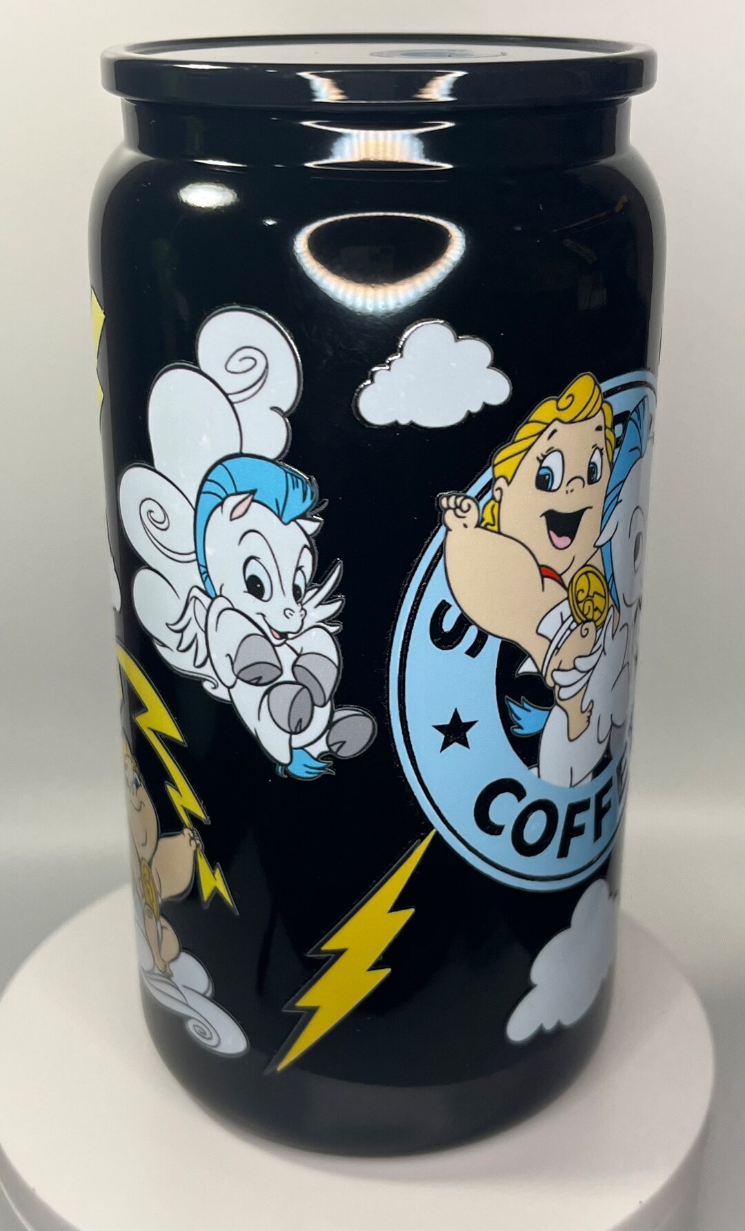 16oz Hercules Glass Cup - Etsy