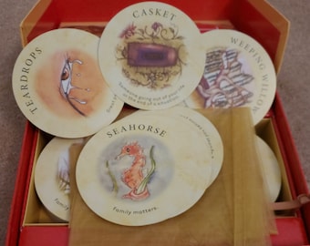 Tea Leaf Fortune Cards Kit Card Deck & Guidebook Set Oracle Cards and ...