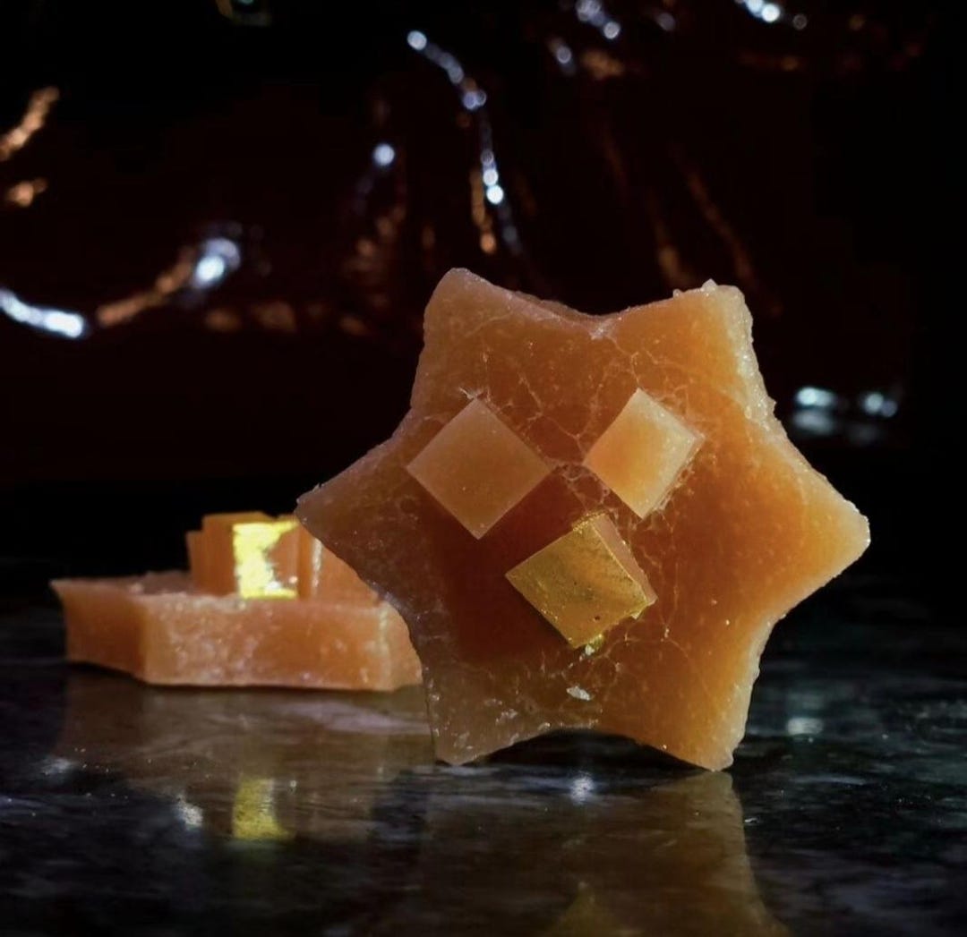 Peach Crystal Candy 4 Piece - Etsy