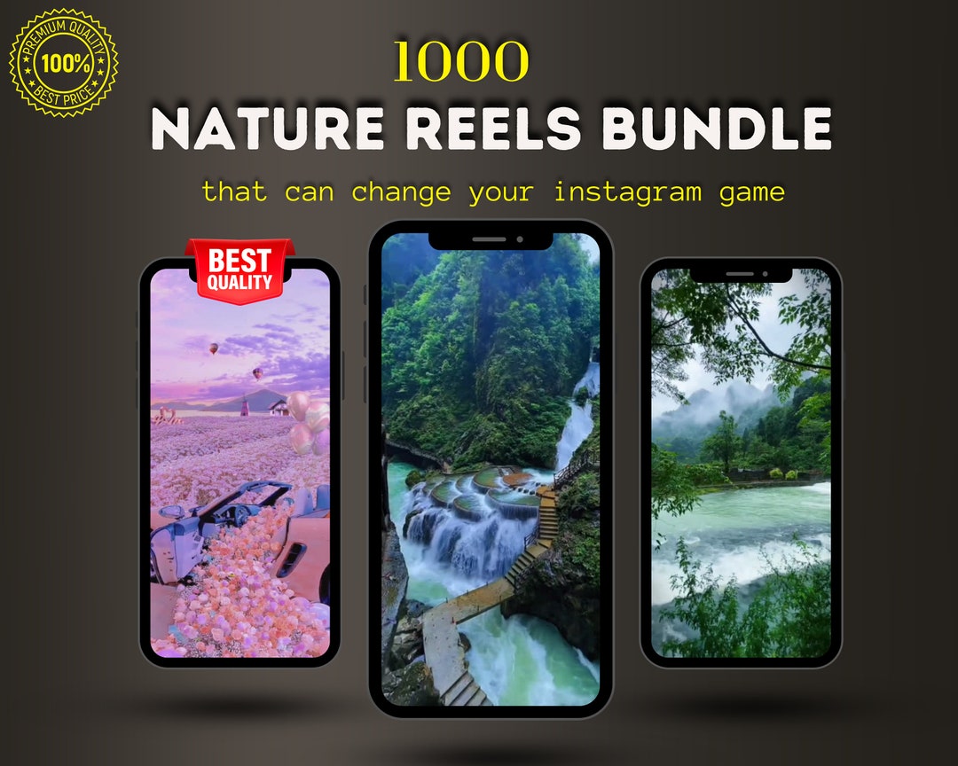 1000 Nature Reels Bundle | Mega Nature Reels Bundle | Nature Instagram ...