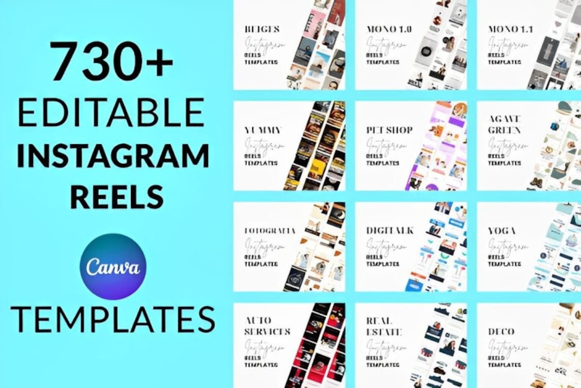 Reels Cover Templates - Canva Templates for Instagram Reels, Stories ...