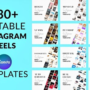 Reels Cover Templates - Canva Templates for Instagram Reels, Stories ...
