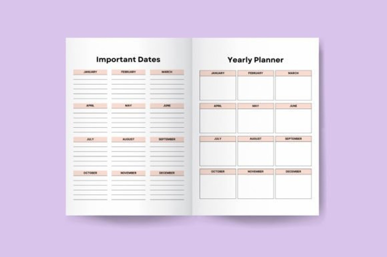 Editable 365 Days 2024 Planner Canva KDP Planner, Goodnotes Planner ...