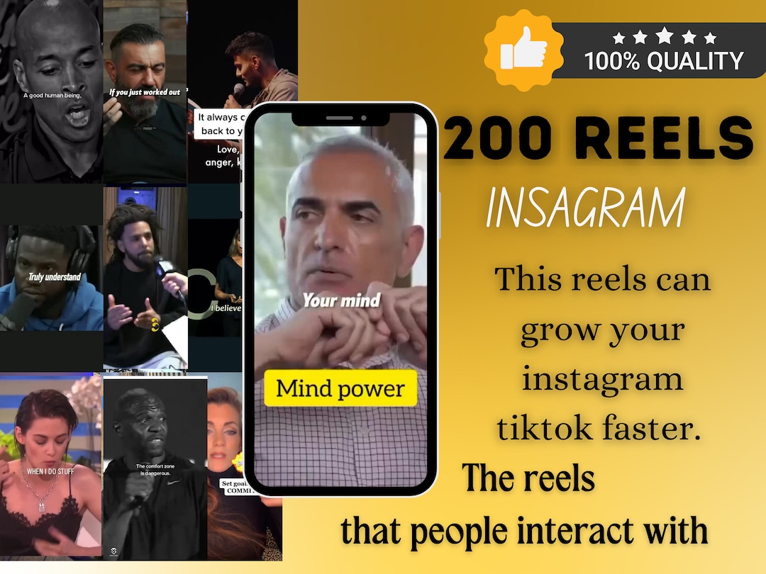 200 Instagram Motivational Reel Instant Downloads Viral Reels Reels Instagram Reel Tiktok 