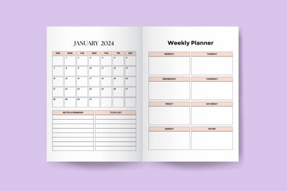 Editable 365 Days 2024 Planner Canva KDP Planner, Goodnotes Planner ...
