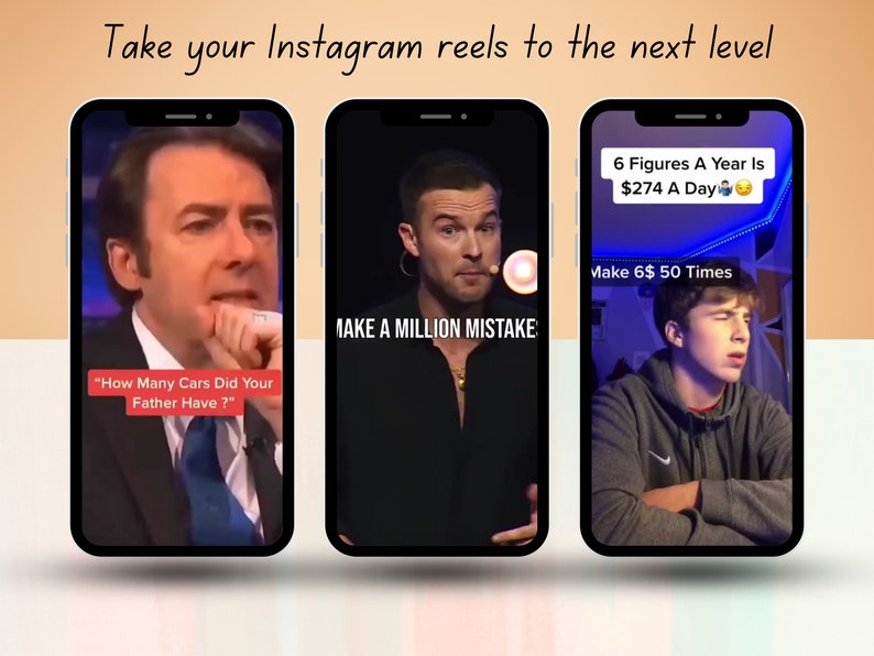 1100 Instagram Motivational Video Reel, Engagement Reels, Motivational ...