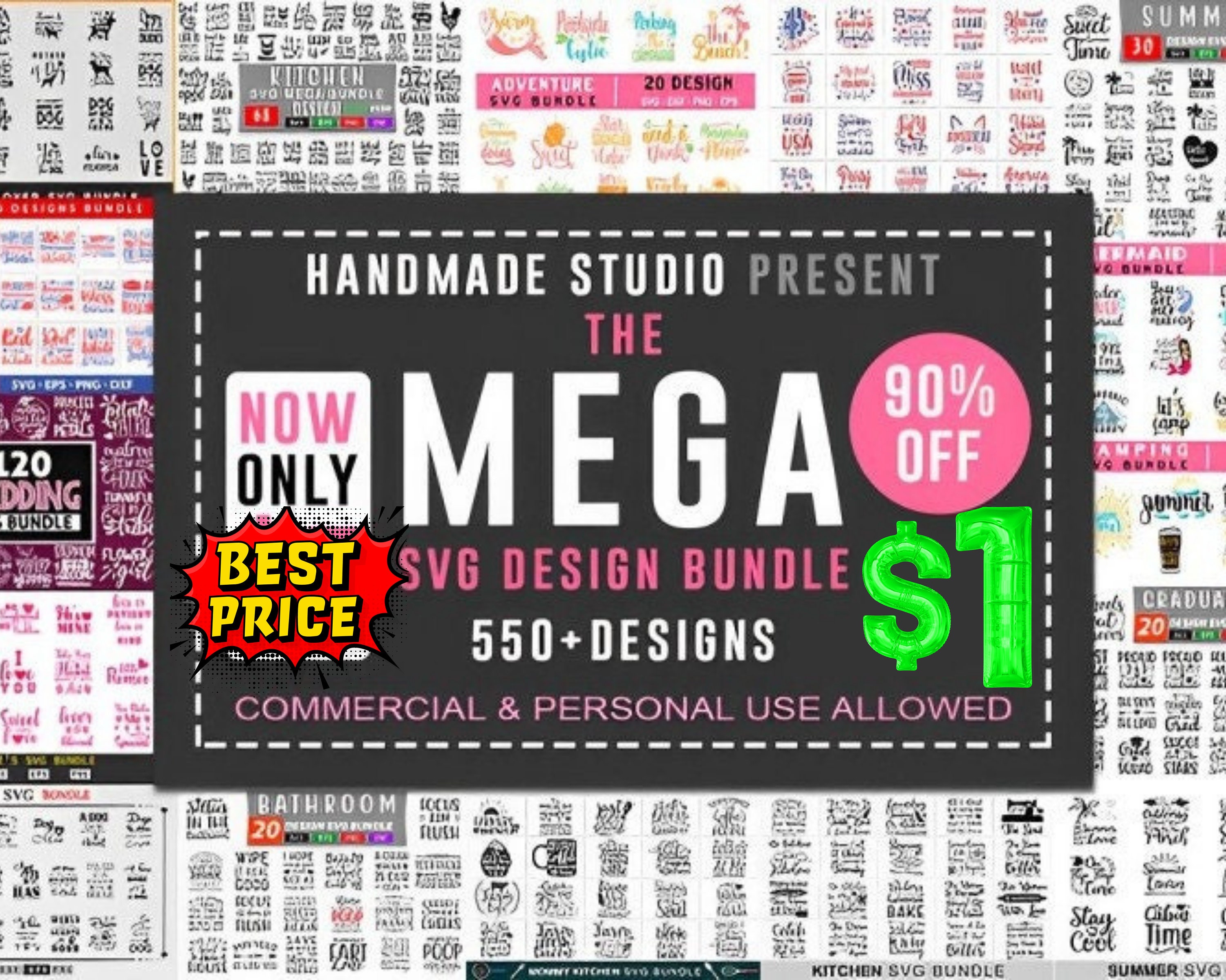 T Shirt Designs SVG, Mega SVG Bundle, Svg Files for Cricut, Silhouette ...