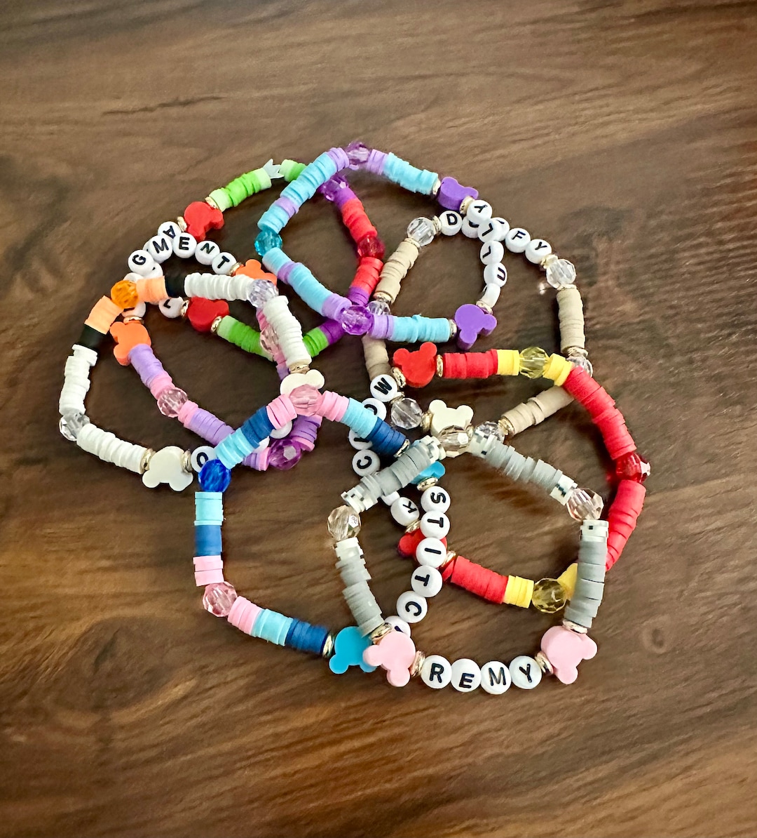 Disney Bracelet Disney Friendship Bracelet Disney Character Bracelet Disney World Bracelet ...