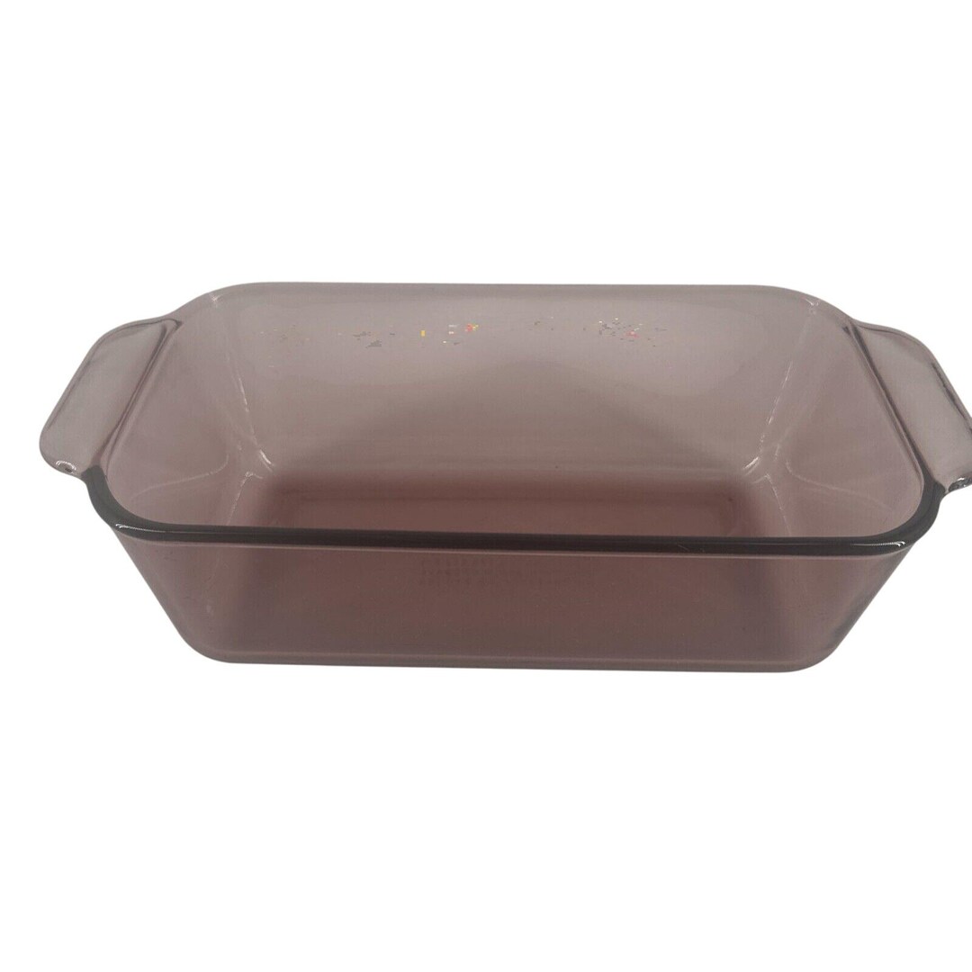 Pyrex Amber Brown Loaf Pan 213-R Baking Dish 1.5 Qt Bread Meat Bakeware ...