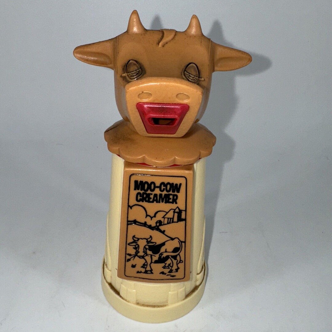 Moo Cow Creamer Whirley Industries Warren PA USA 1960s Vintage Plastic ...