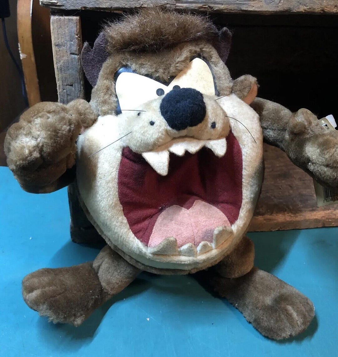 Tasmanian Devil Plush 8 Inch Brown Stuffed Toy 1997 by Applause Doll Vintage - Etsy