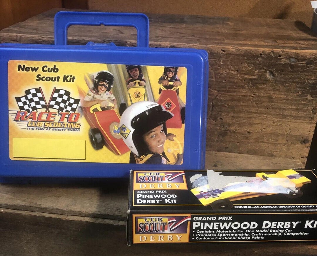 Pinewood Derby Kit Cub Scouts CS Level 2 Recruitment Box Scouting Car ...