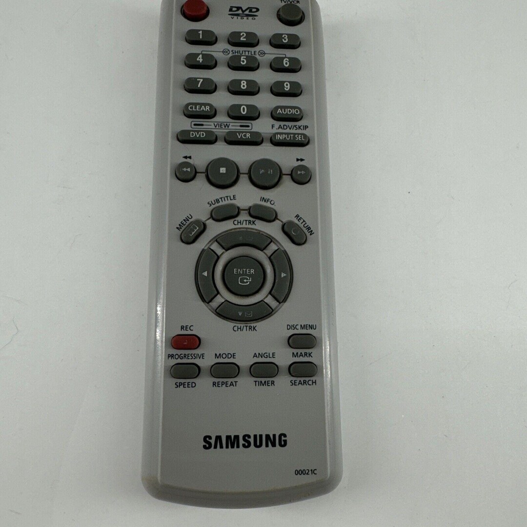 Samsung Blu-ray DVD VCR Player Tv Remote Control VR-6036 Tested ...