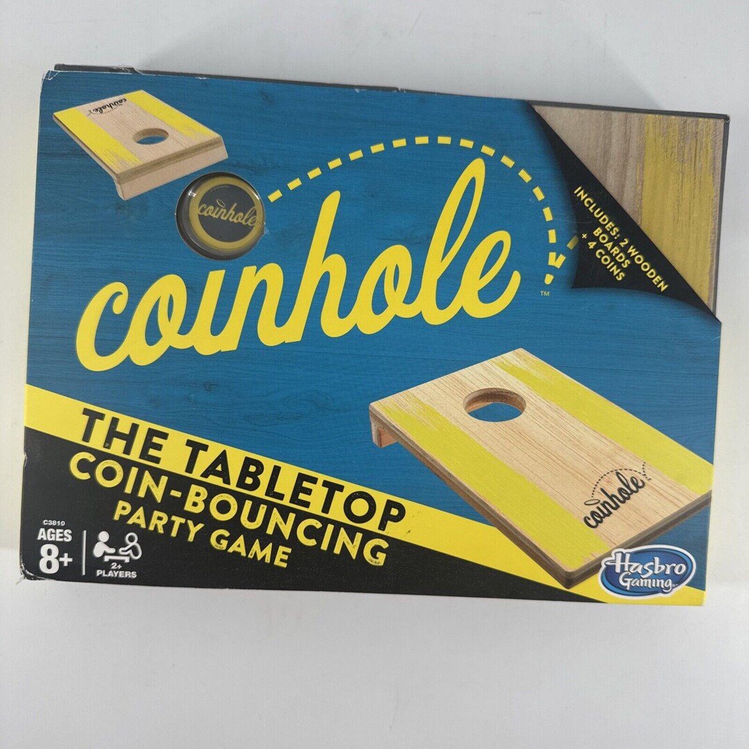 Coinhole the Tabletop Coin-bouncing Party Drinking Game Cornhole Sealed ...
