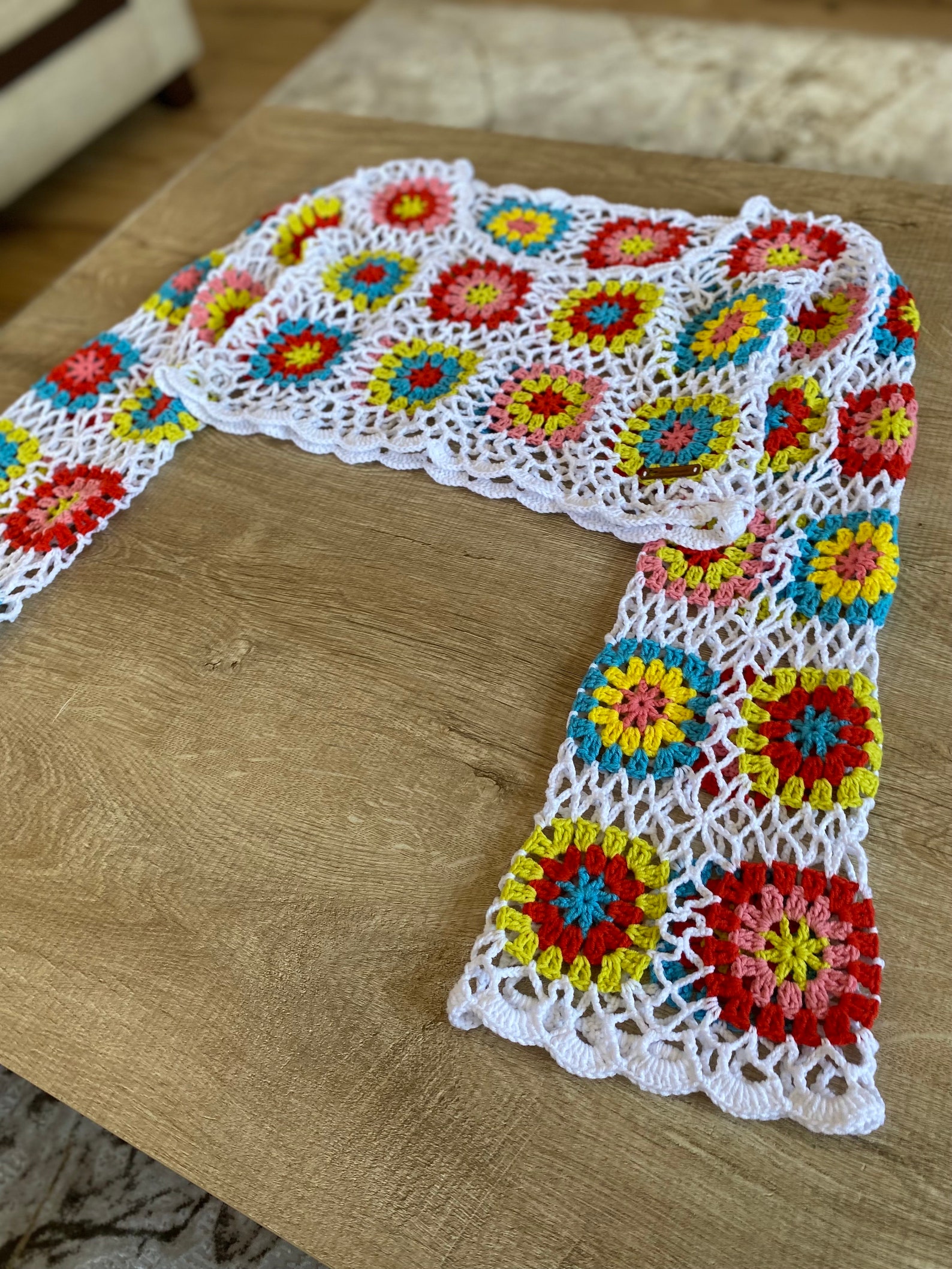 Crochet Crop Top , Colorful Crop Top , Crochet Vest - Etsy