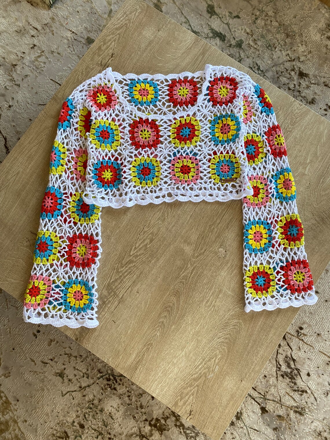 Crochet Crop Top , Colorful Crop Top , Crochet Vest - Etsy