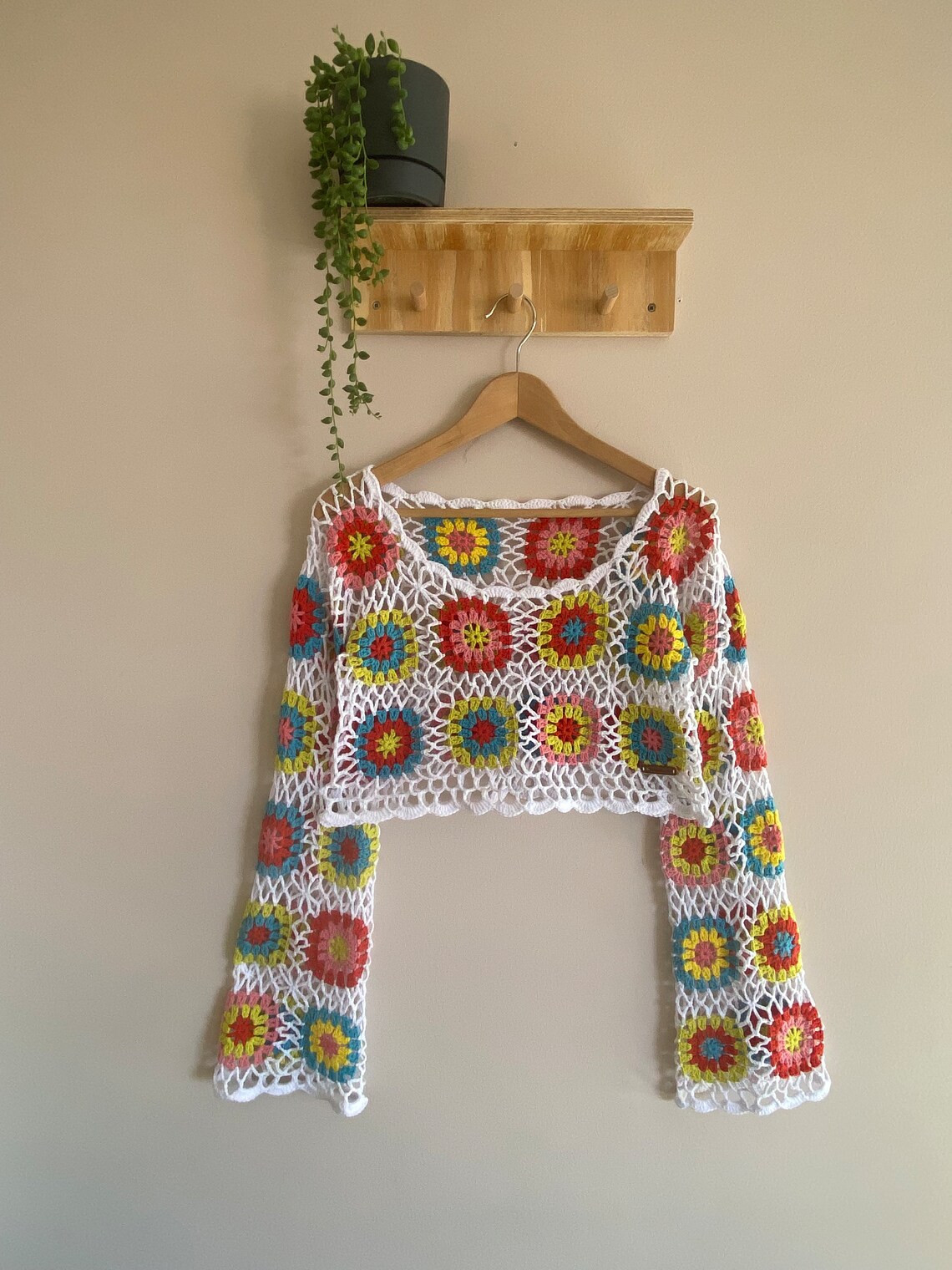 Crochet Crop Top , Colorful Crop Top , Crochet Vest - Etsy
