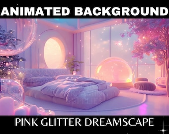 Fairy Cottage Vtuber Animated Background for Twitch, Glitter Twitch ...