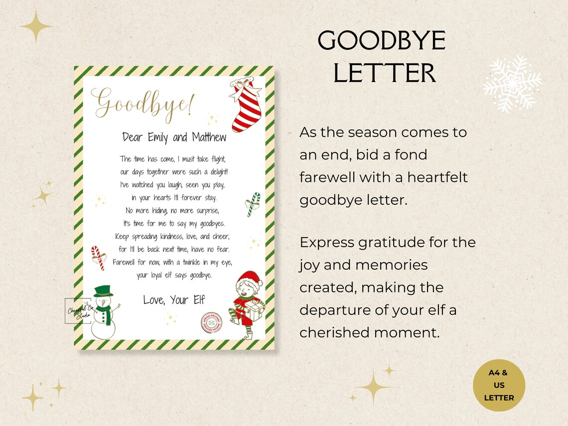 Elf Letters & Elf Rules | Editable Template, Elf Arrival Letter, Elf ...