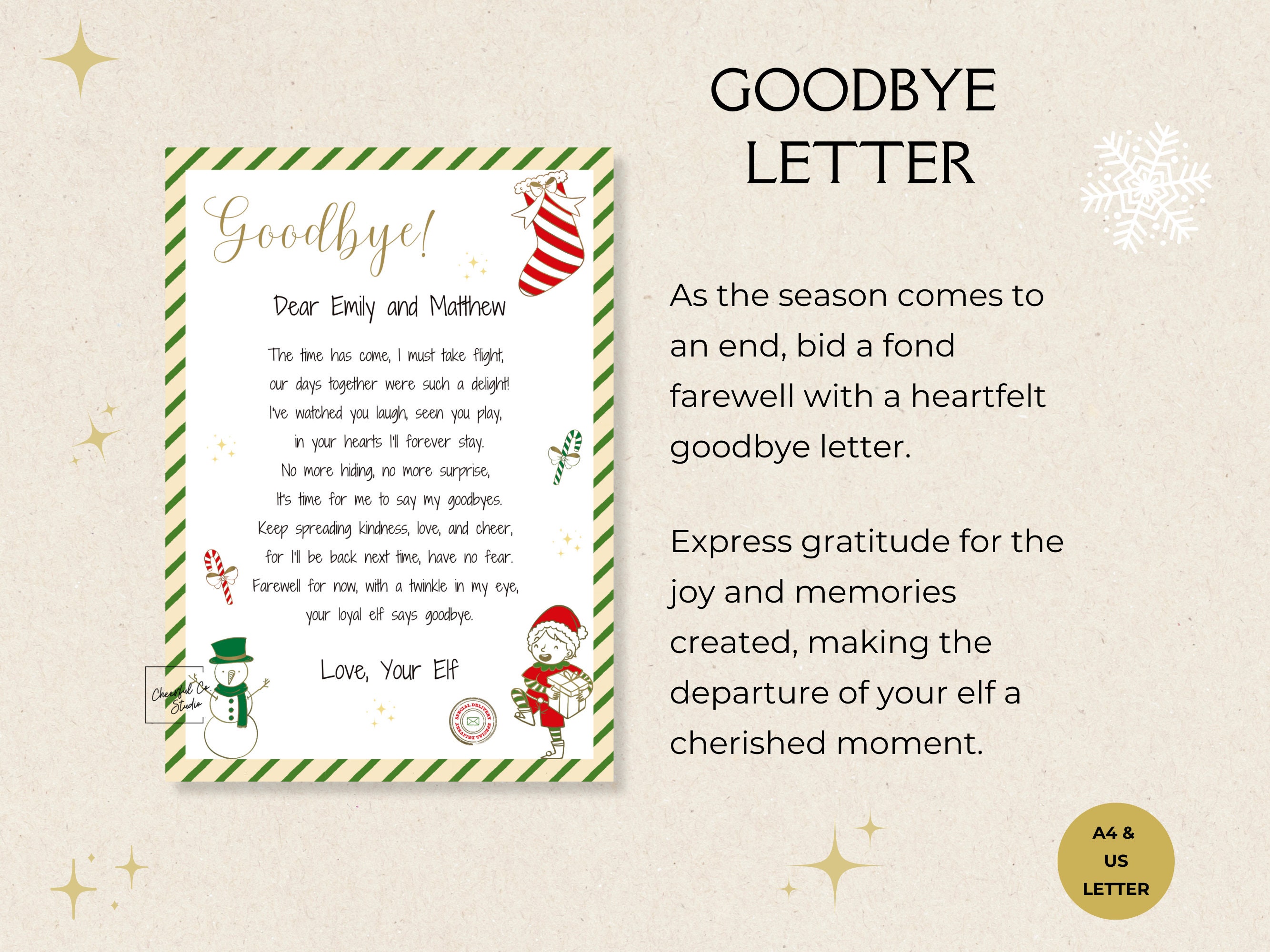 Elf Letters & Elf Rules | Editable Template, Elf Arrival Letter, Elf ...