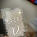 Clear Acrylic Table Numbers With Stands | Wedding Table Numbers ...