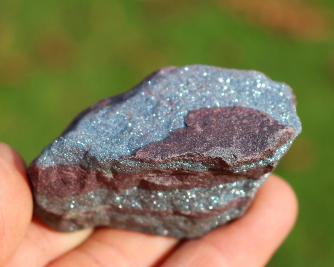 Banded Sparkling Hematite and Red Quartzite, 5.2oz, 2.7 From U.P ...