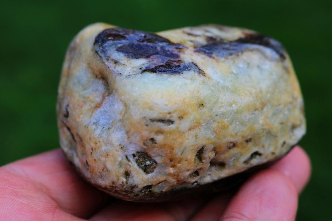 Agatized Quartz Breccia, 10.44oz Naturally Water Tumbled in Lake ...