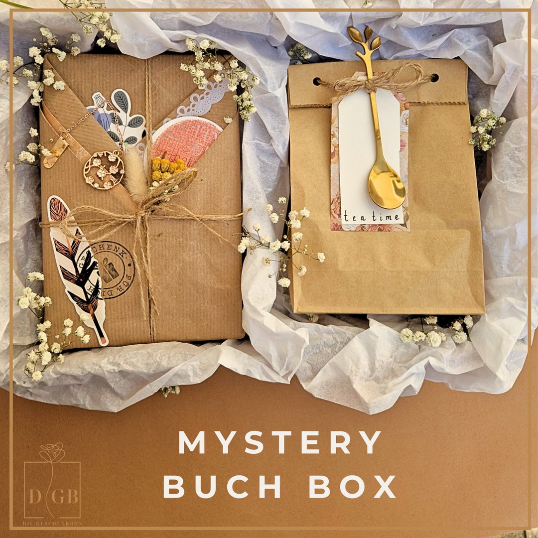 Bookworm Crime Gift Box, Novels, Gift Book, Book Lover Birthday, Tea ...
