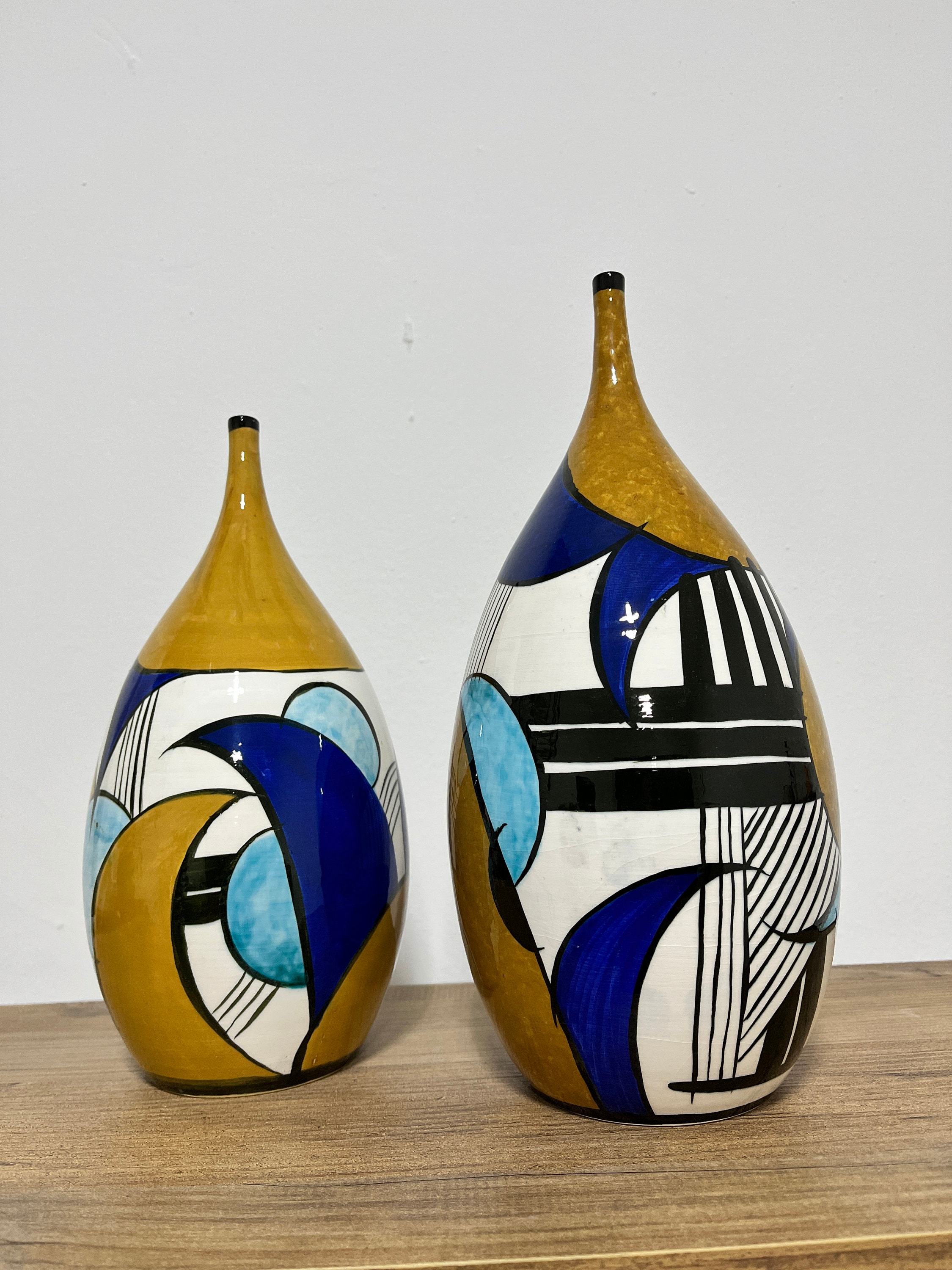 Modern Ceramic Vase , Handmade Ceramic V-vase ,unique Vase, Tile ...